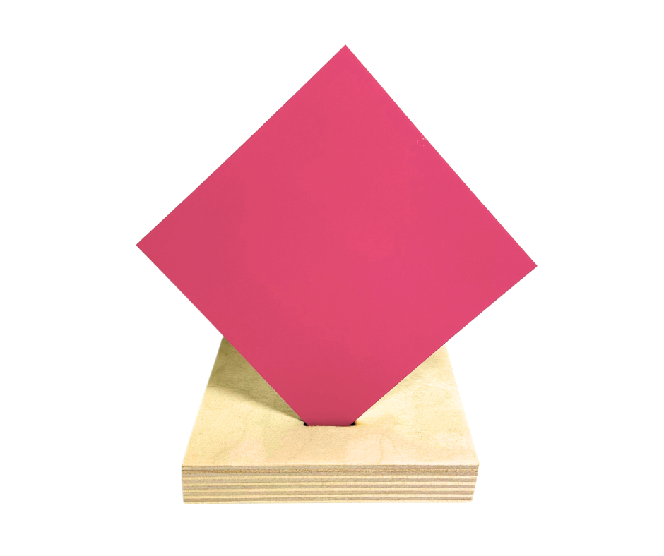 Duets Laser XT Acrylic - Pink/White - 2 Ply – MakerStock