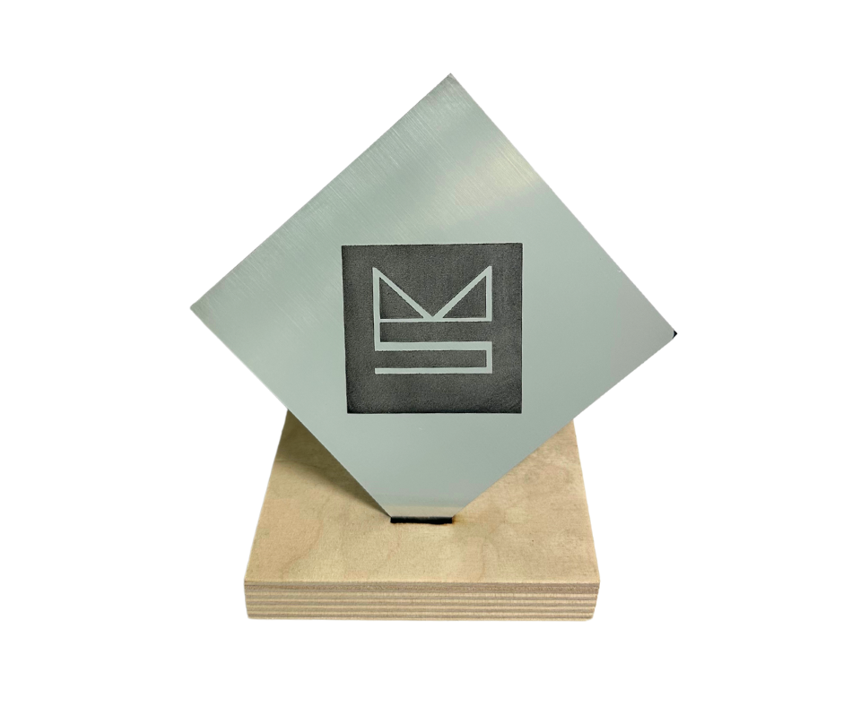 Silver on Black Acrylic - Two Tone Laser Engraving Sheets – MakerStock