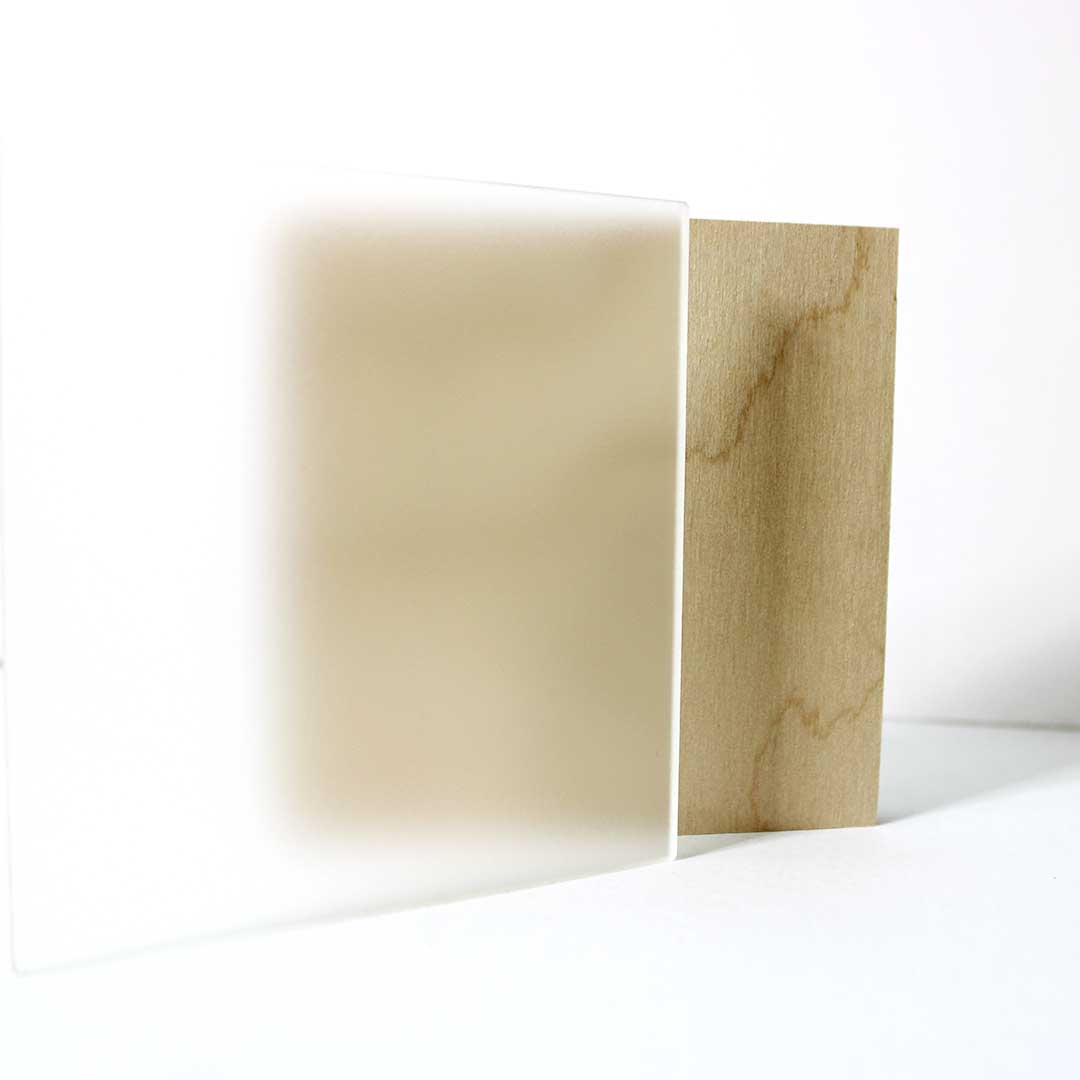 Clear Frosted/Matte Acrylic Sheet - Frosted One Side – MakerStock