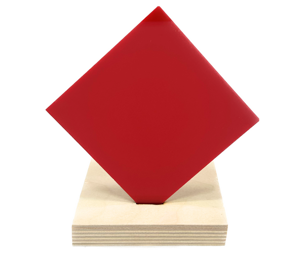 Opaque Red Acrylic for Laser Cutting – MakerStock