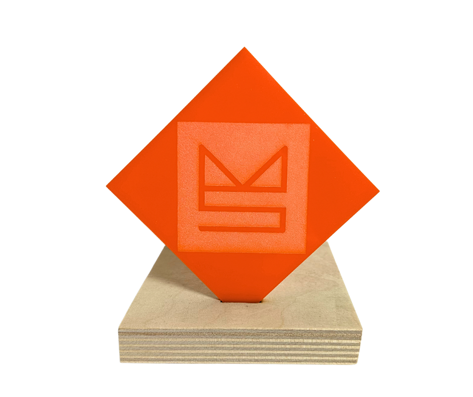 Orange Nearly Opaque Acrylic for Laser Cutting and Engraving 2119 ...