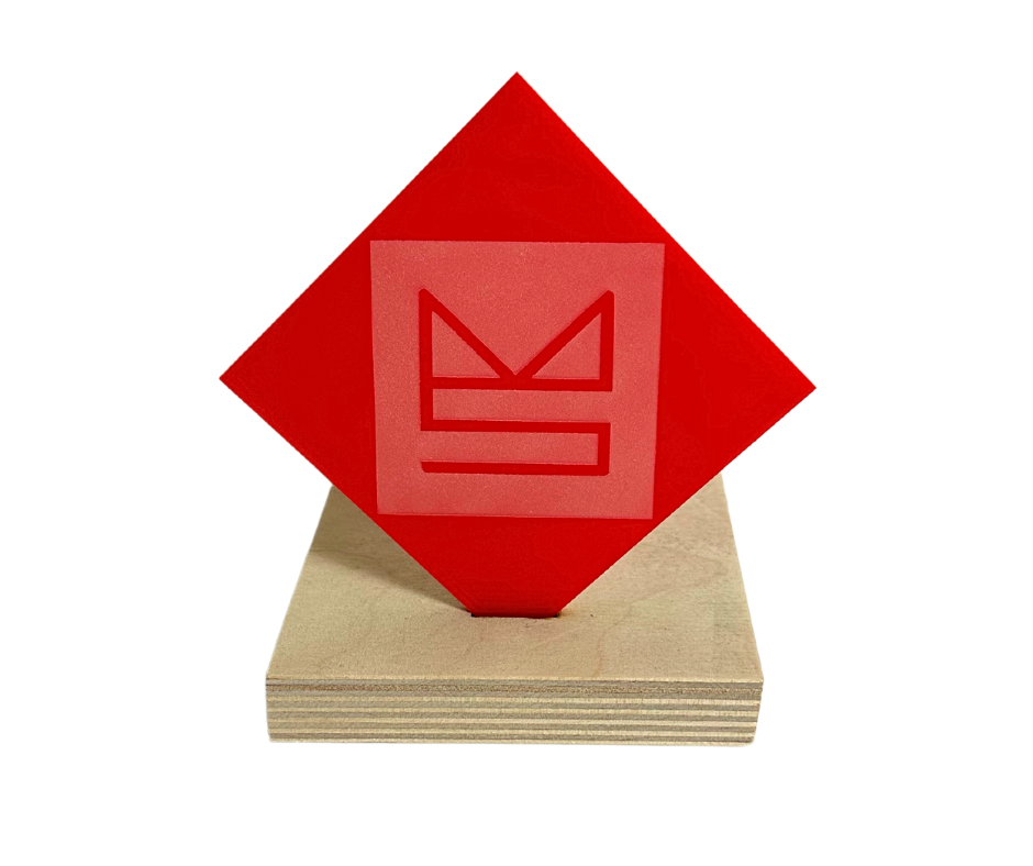 Red Opaque Recycled Acrylic Sheets for Laser Cutting – MakerStock