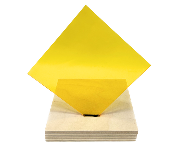 Yellow Transparent Acrylic for Laser Cutting – MakerStock