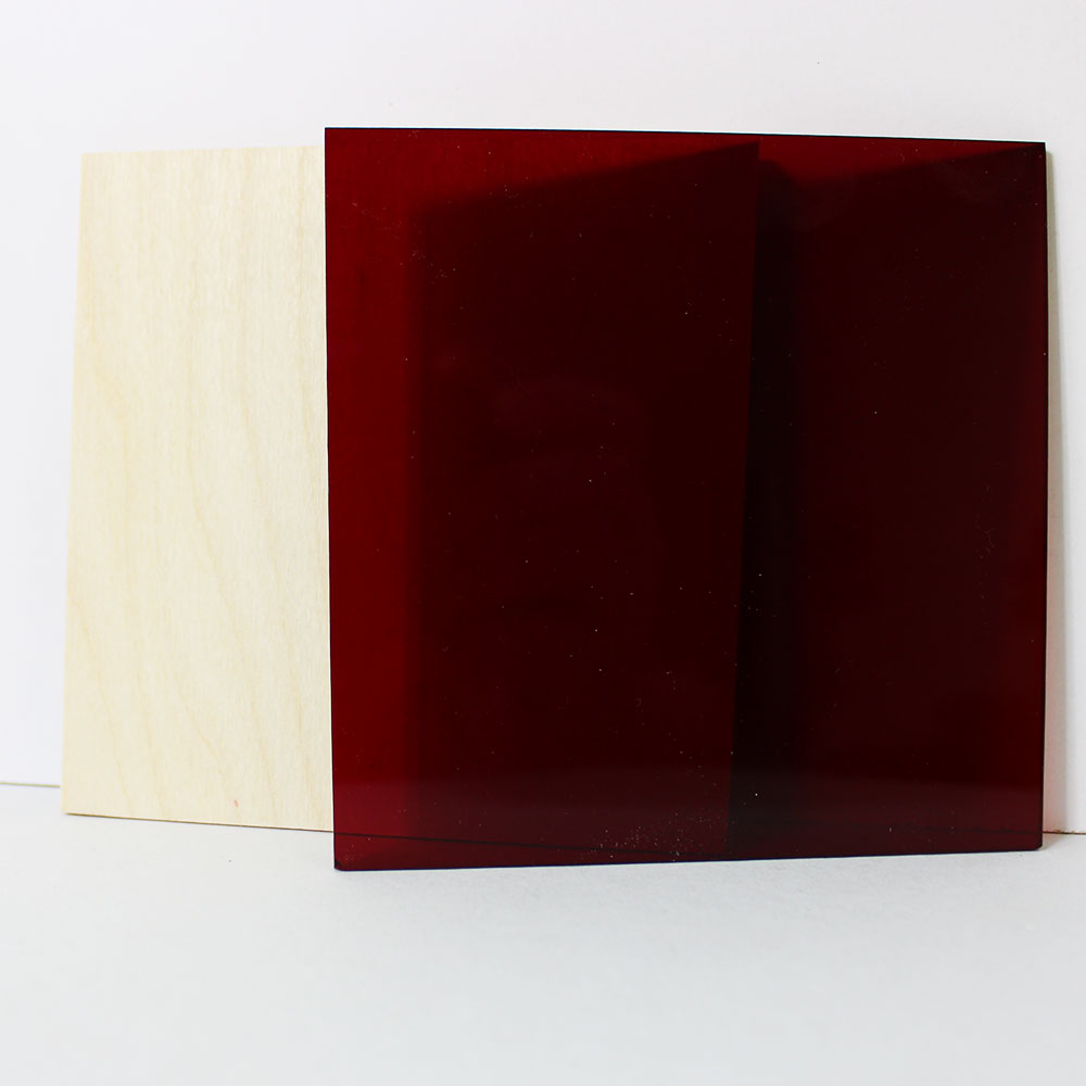 Red Transparent Acrylic for Laser Cutting – MakerStock