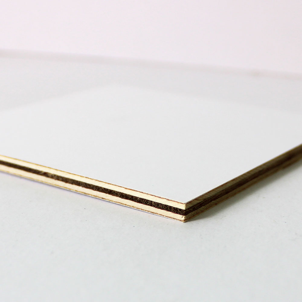 1/4" / 5mm White Melamine Faced Eucalyptus Plywood Cut-to-Size – MakerStock