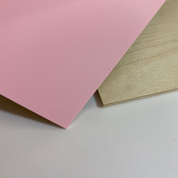 Pastel Dark Pink Acrylic Plexiglas Sheet for Laser Cutting & Engraving ...