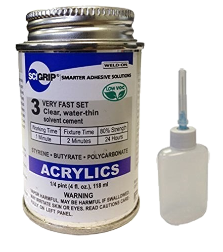 Weldon Acrylic Adhesive - WELD-ON 3 – MakerStock