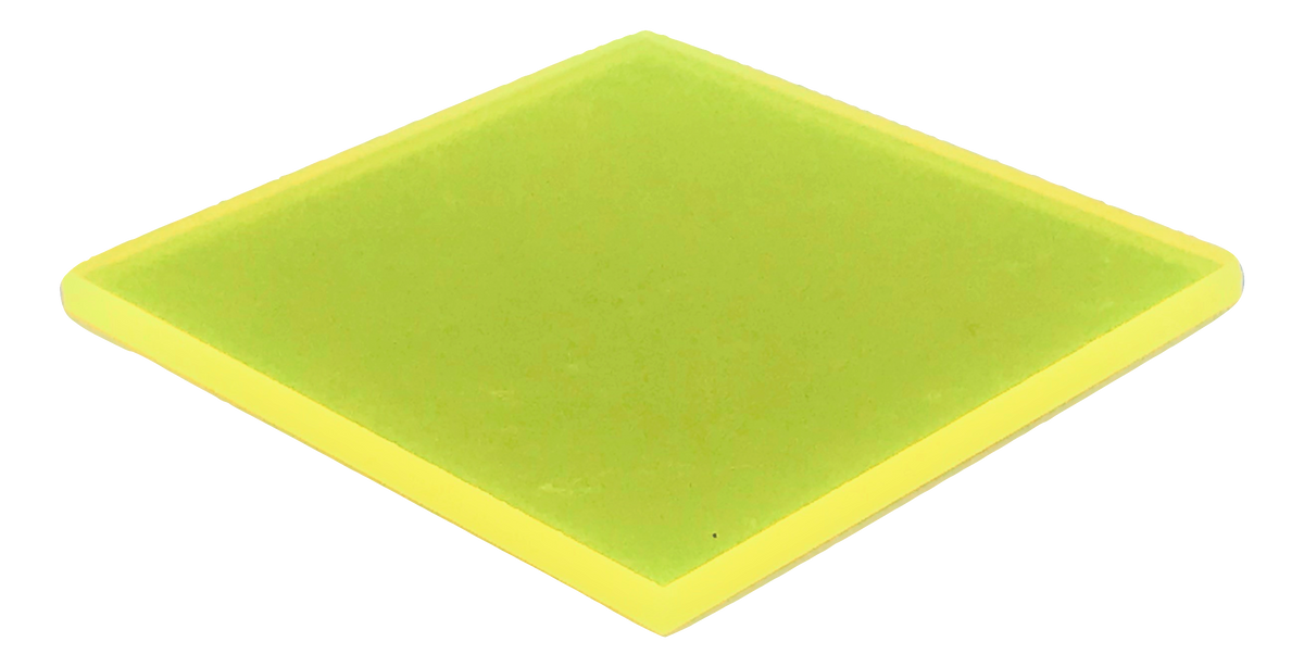 Yellow Fluorescent Transparent Acrylic for Laser Cutting & Engraving ...